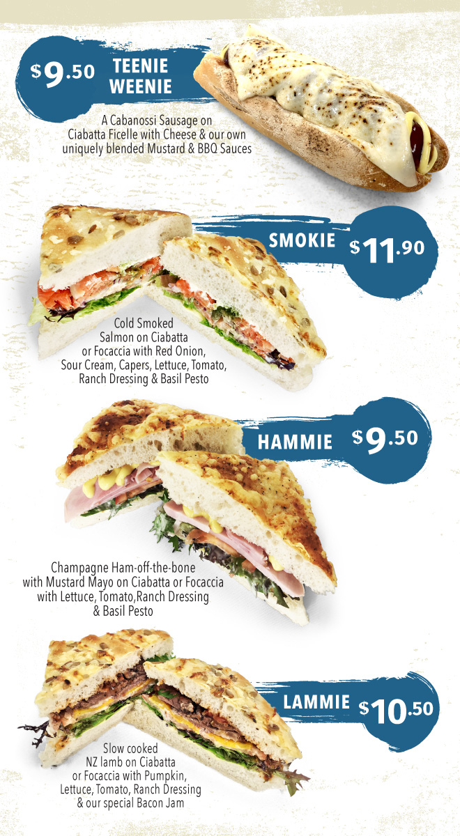 Lunch Menu - Ciabatta Bakery
